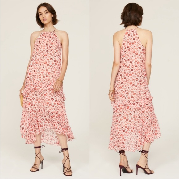 Rachel Zoe | Dresses | Rachel Zoe Red Kisses Pierre Maxi Dress | Poshmark